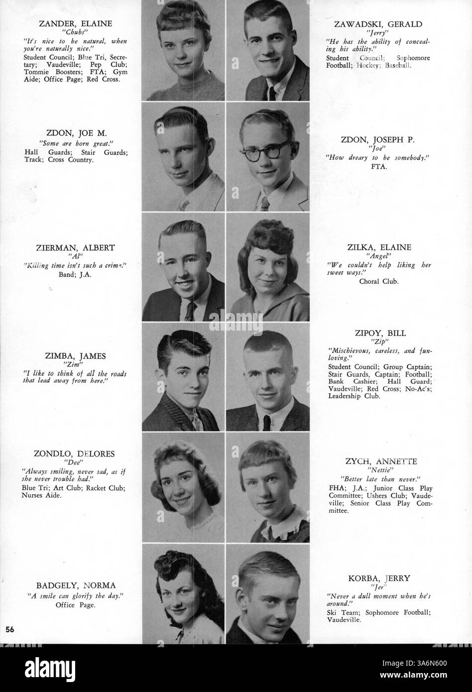 The 1959 Edison Yearbook captures significant moments from the 1958 ...