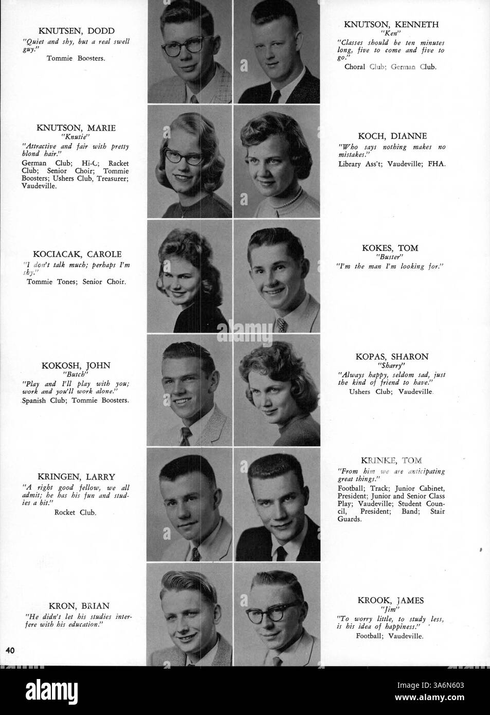 This 1959 yearbook provides an overview of student life, faculty ...