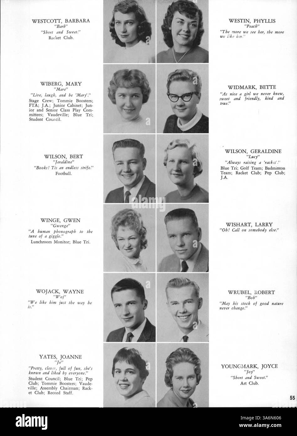 This 1959 Edison Yearbook records key moments from the 1958-1959 school ...