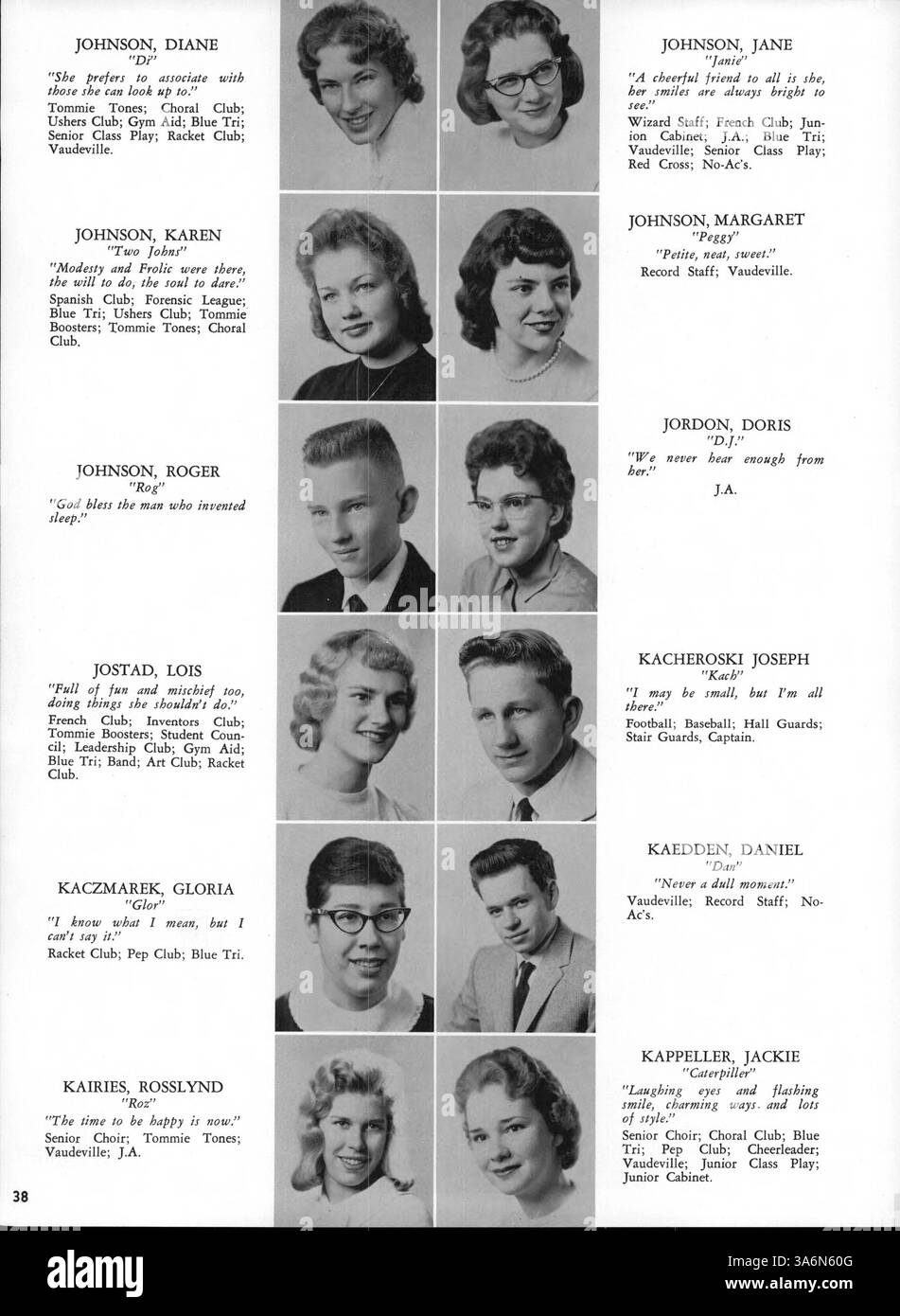 This yearbook from 1959 highlights Edison High School's key events ...