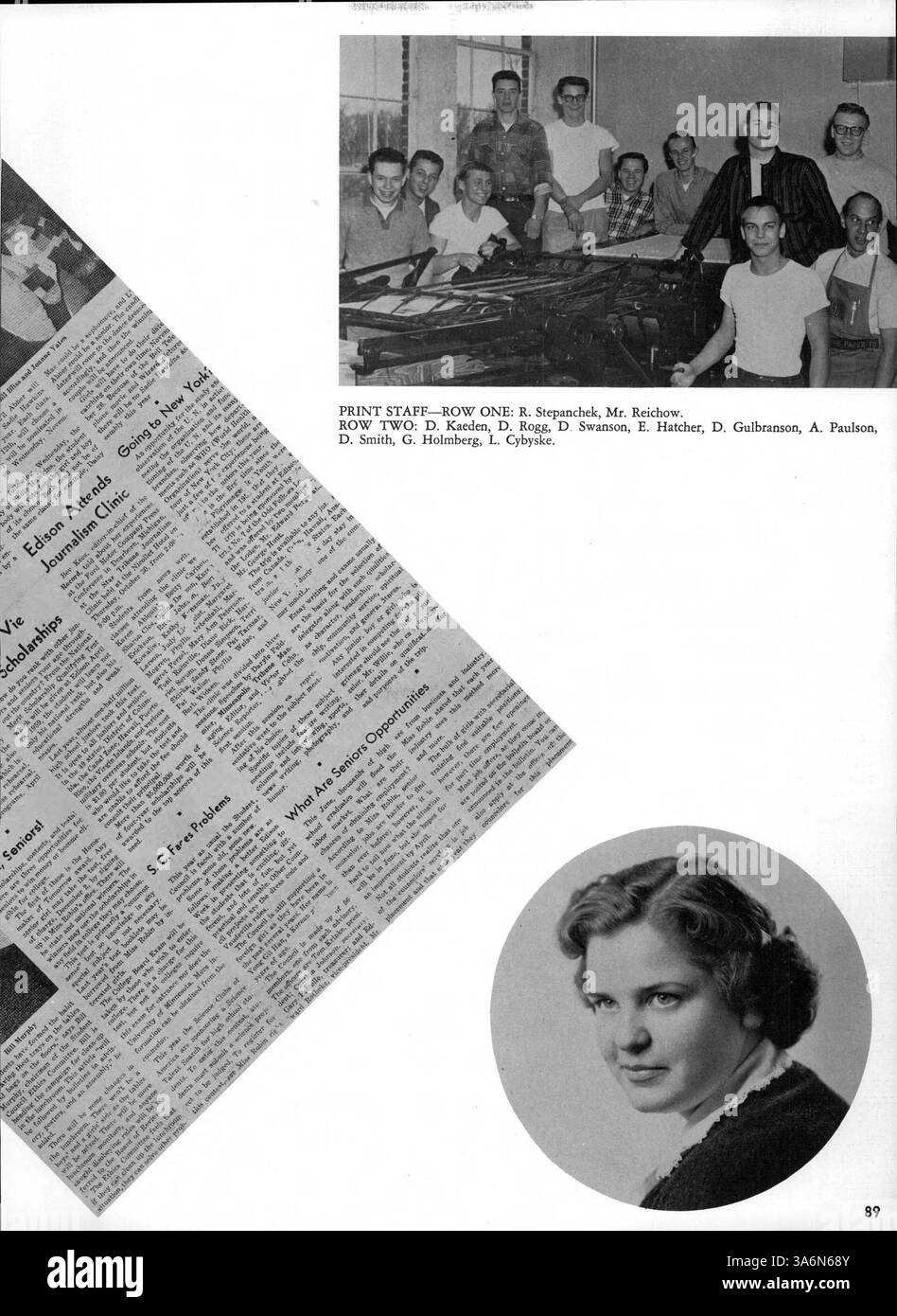 This yearbook from 1959 captures the diverse aspects of Edison High ...