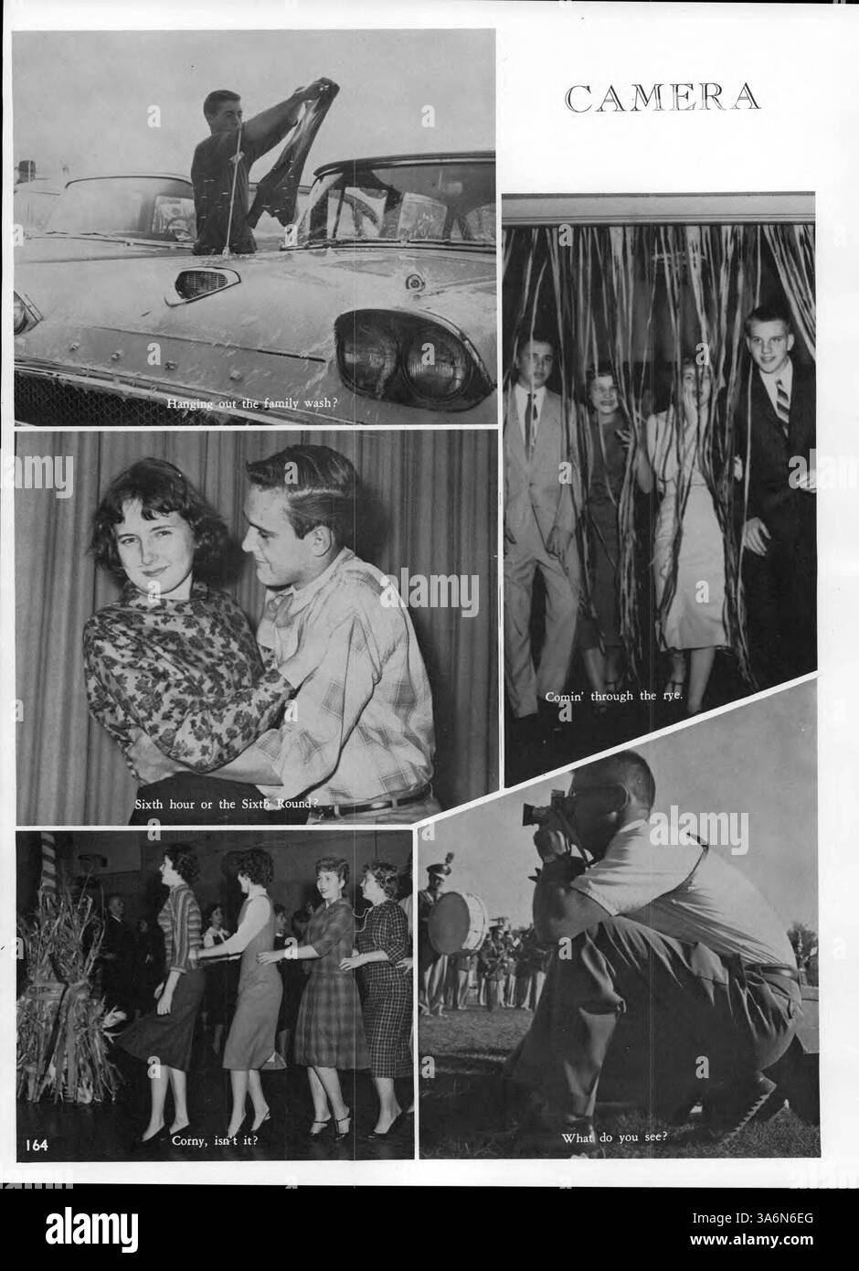 This high school yearbook highlights important events from the 1958 ...