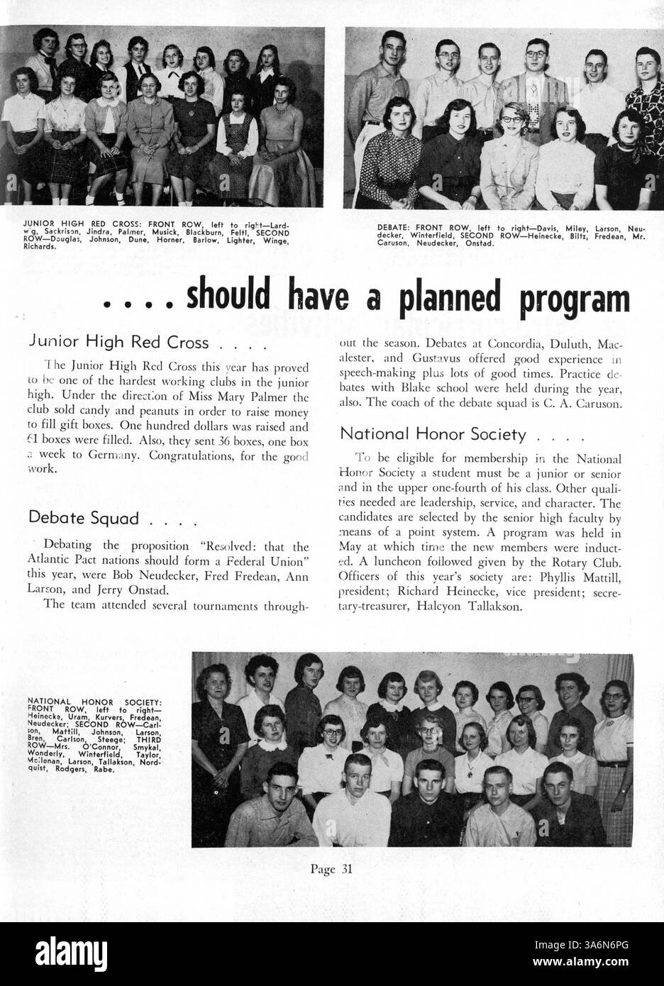 The 1953 Warrior yearbook commemorates Hopkins High’s 1952-1953 school ...