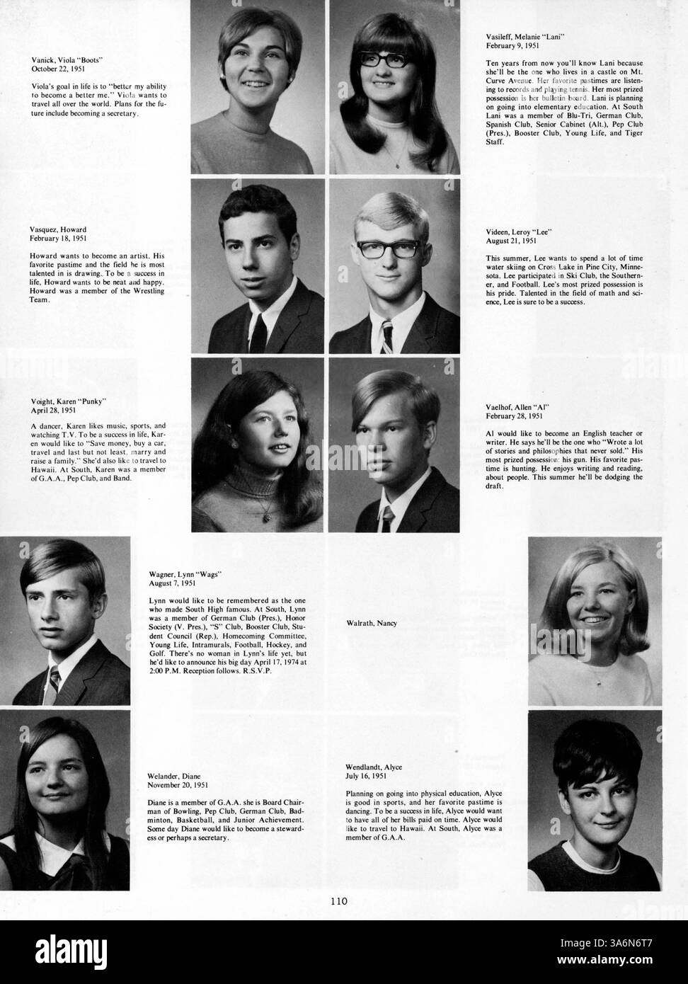 This 1969 yearbook from South High, 'Tiger '69,' captures the academic ...