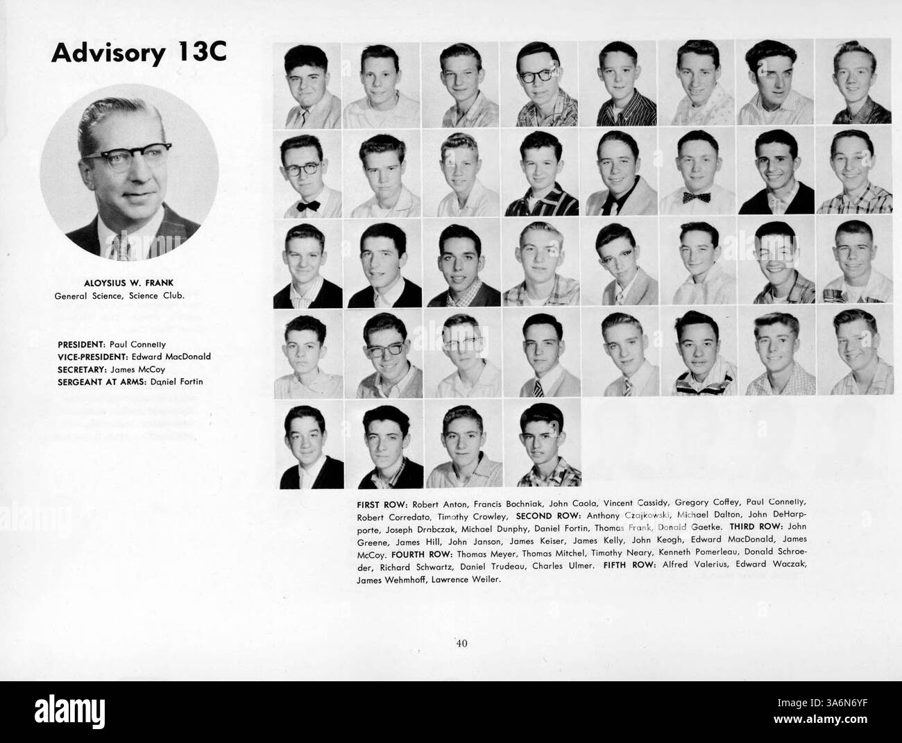 The 1957 Delta yearbook from De La Salle High School captures the key ...