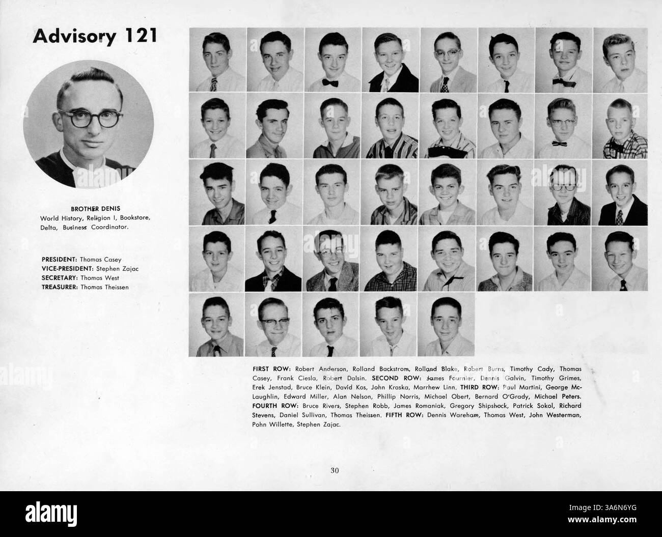 The 1957 edition of De La Salle High School’s yearbook, Delta, captures ...