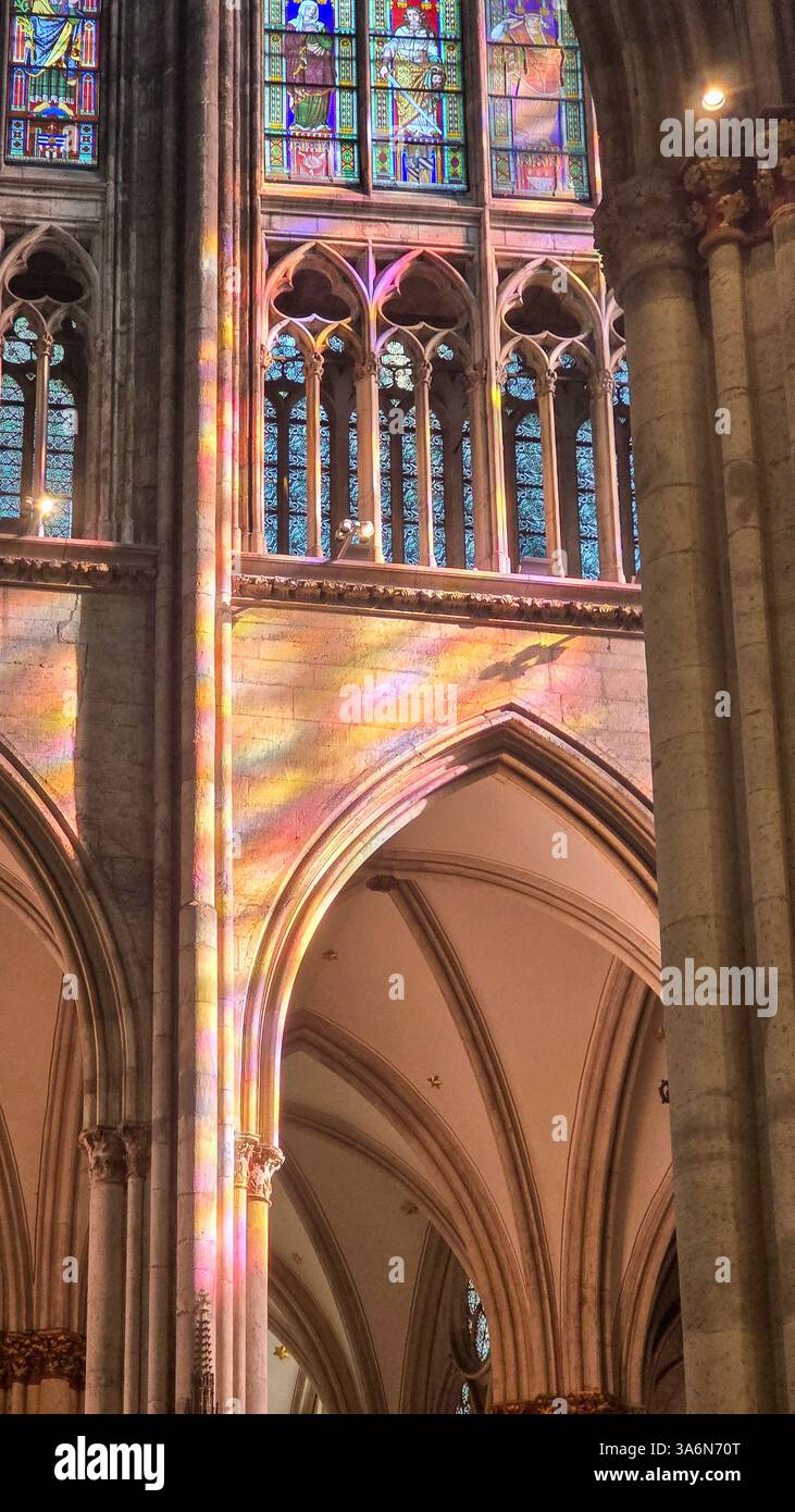 March 7, 2025. Inside Cologne Cathedral. Vault and Dome View Stock ...
