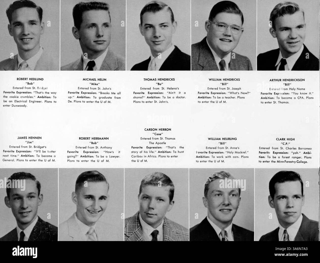 This 1957 Delta yearbook from De La Salle High School highlights ...
