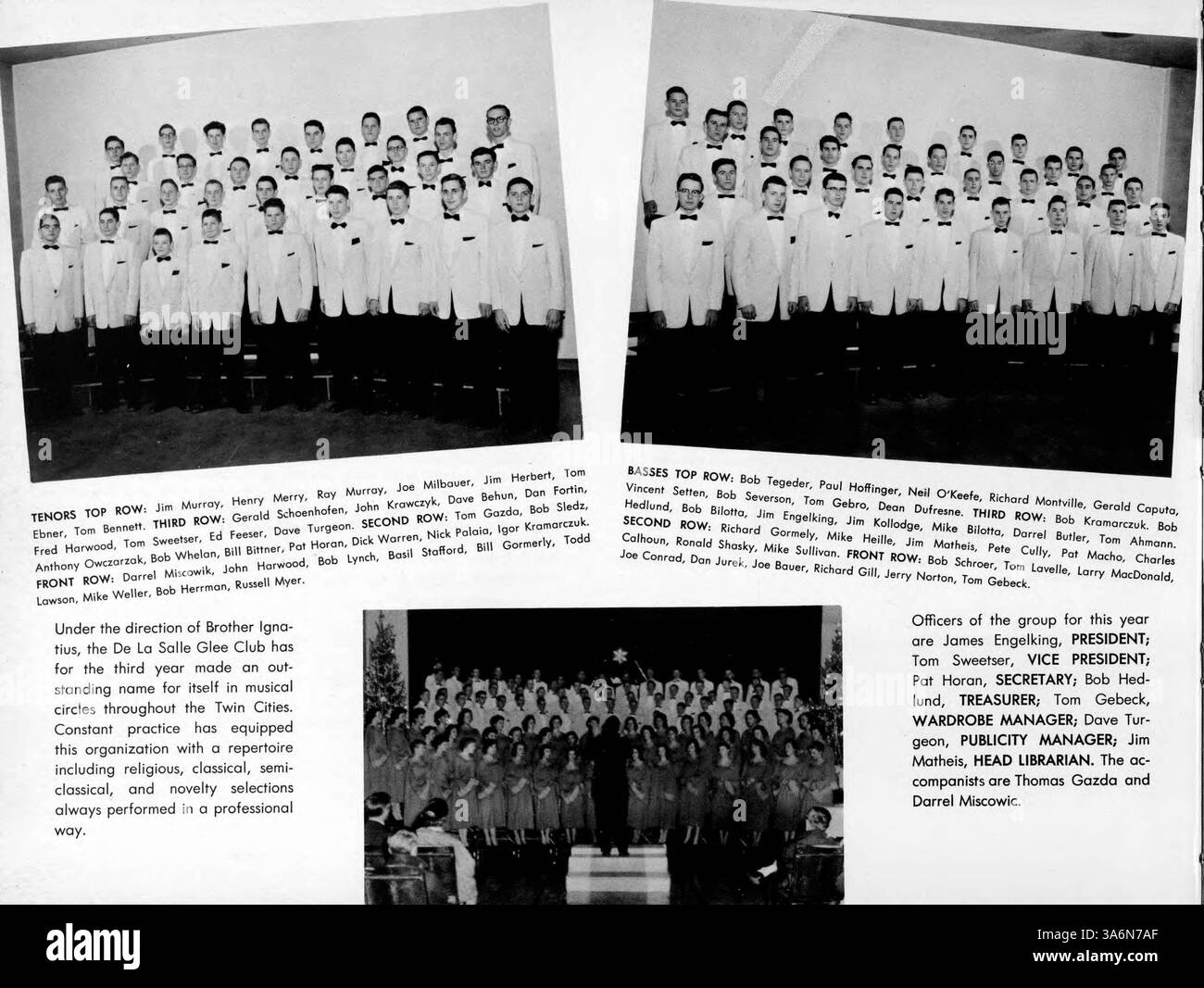 The 1957 Delta yearbook from De La Salle High School highlights the ...