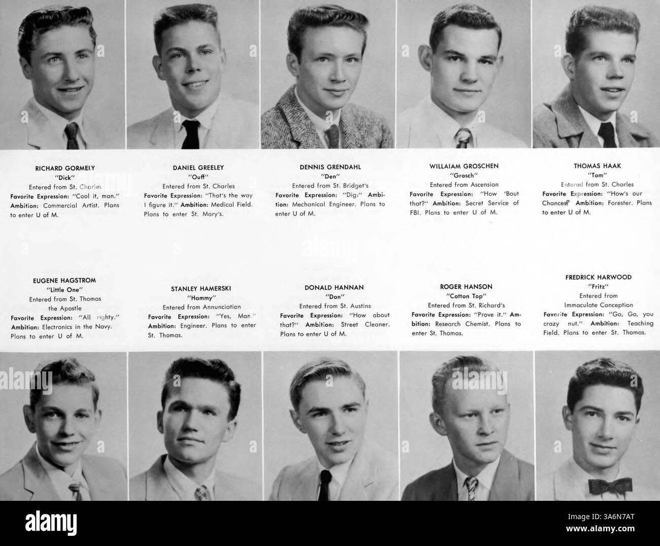 This 1957 Delta yearbook from De La Salle High School provides a ...