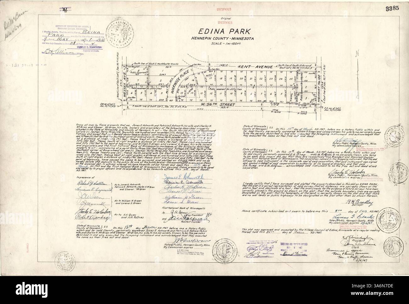 Edina Park is a recreational area located in the city of Edina ...