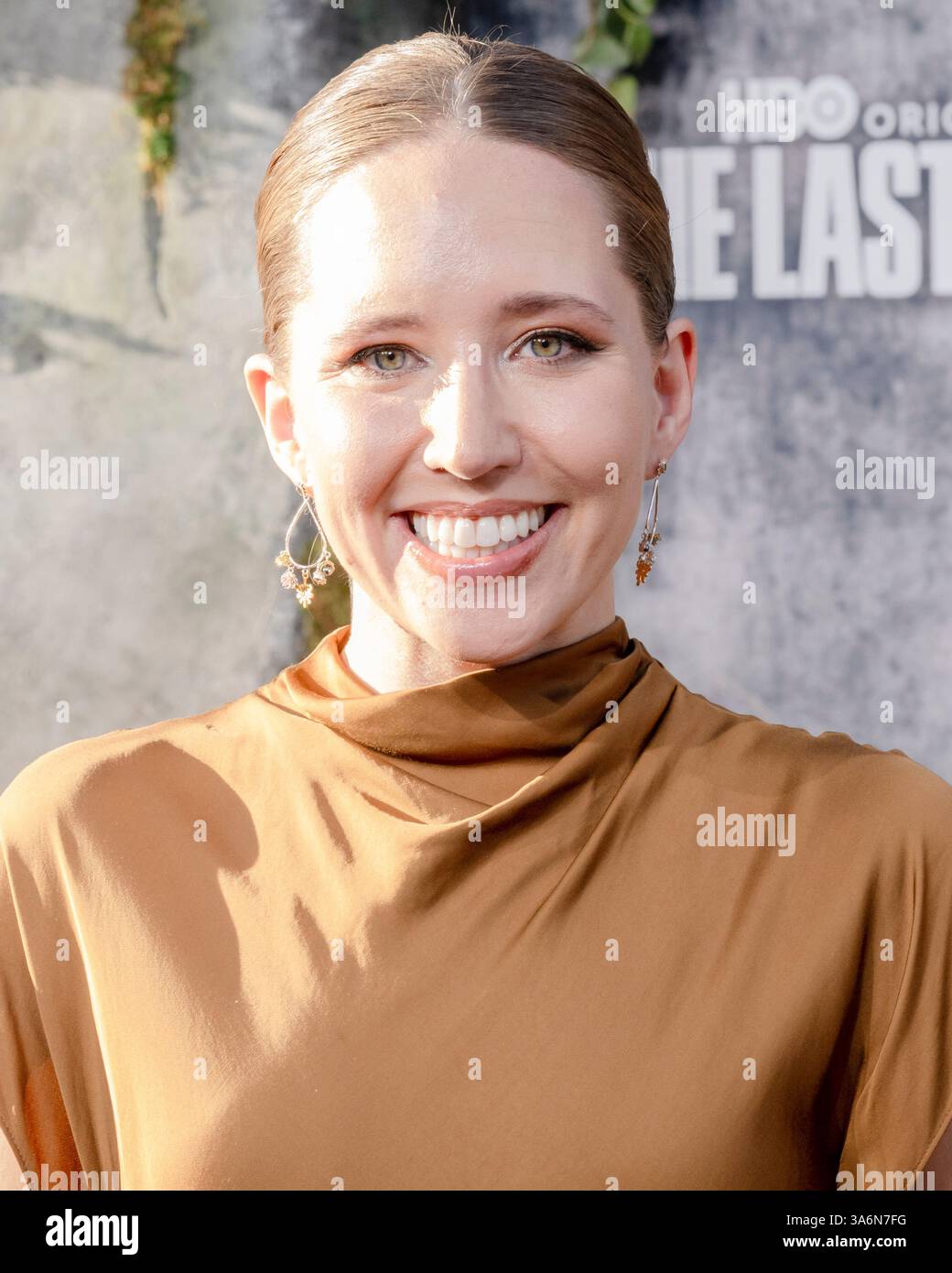 March 24, 2025, Hollywood, California, USA: Jess Spoll attends the Los Angeles Premiere of HBO's ...