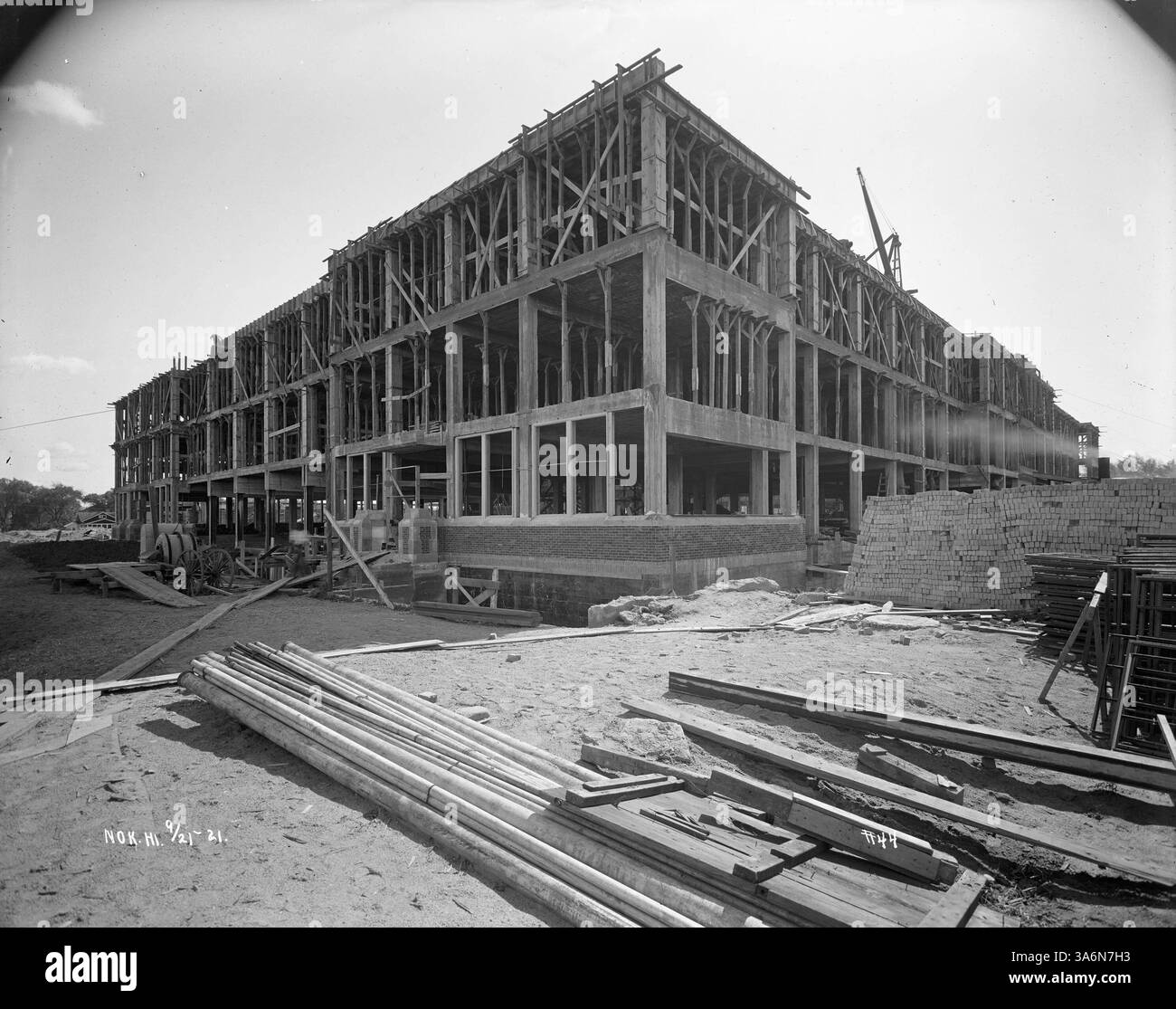 Roosevelt High School, originally labeled Nokomis High School, is shown ...