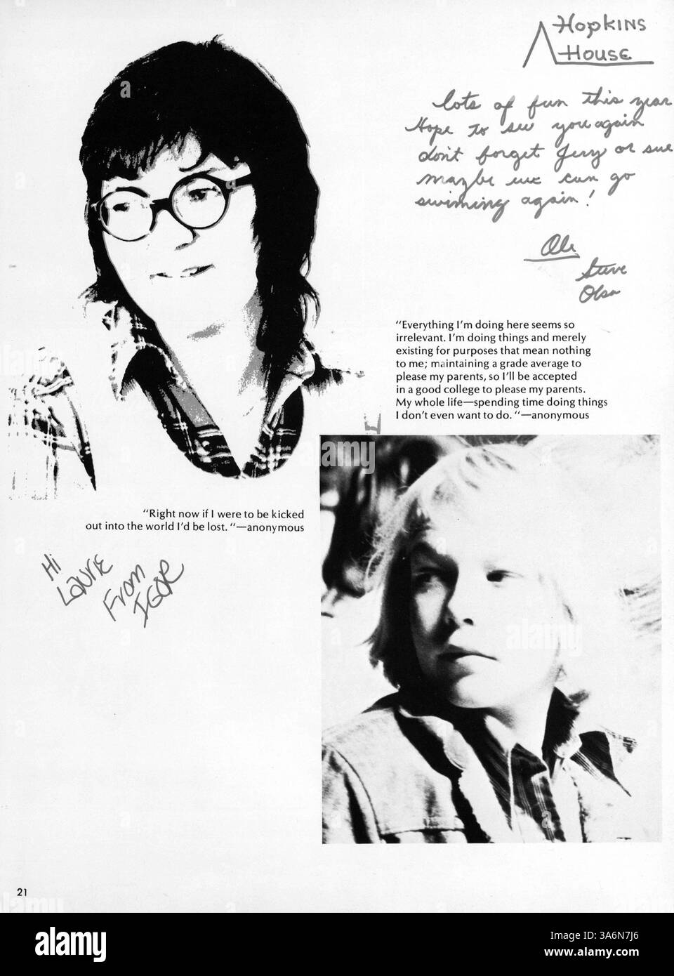 The 1972 hopkins eisenhower yearbook provides a snapshot of stud hi-res ...