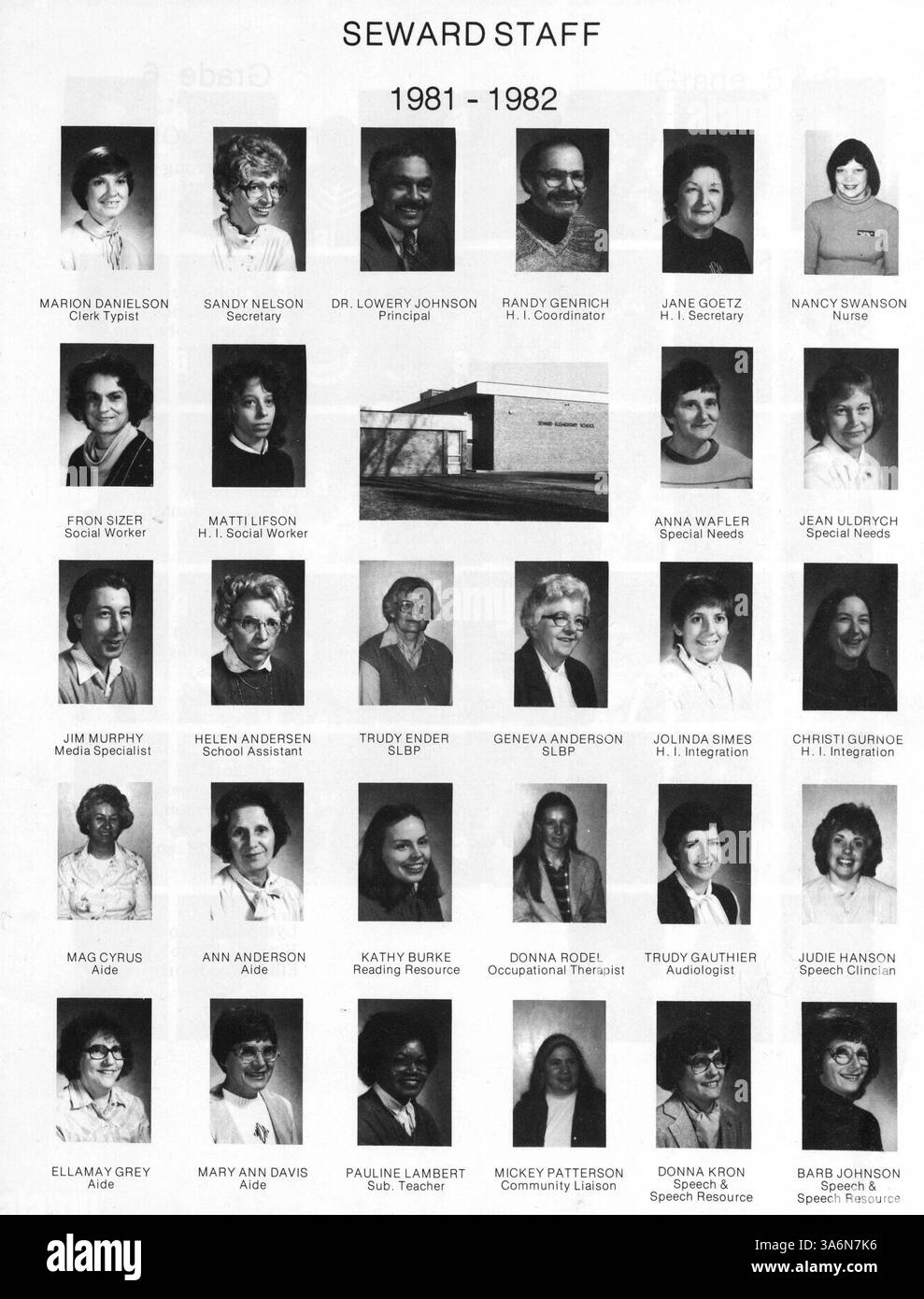 This school yearbook from 1982 highlights the key moments, students ...
