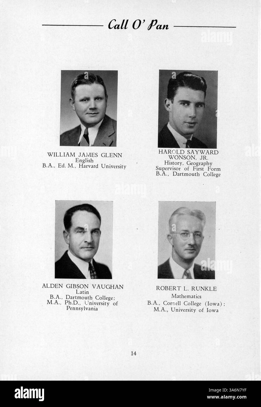 The 1947 'Call-O'-Pan' yearbook from Blake School captures significant ...