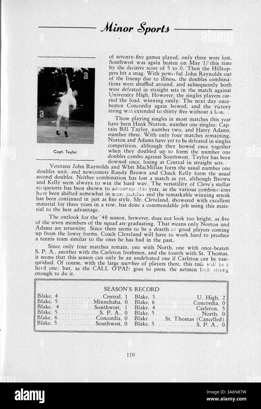 Blake School’s 1947 'Call-O'-Pan' yearbook showcases student portraits ...