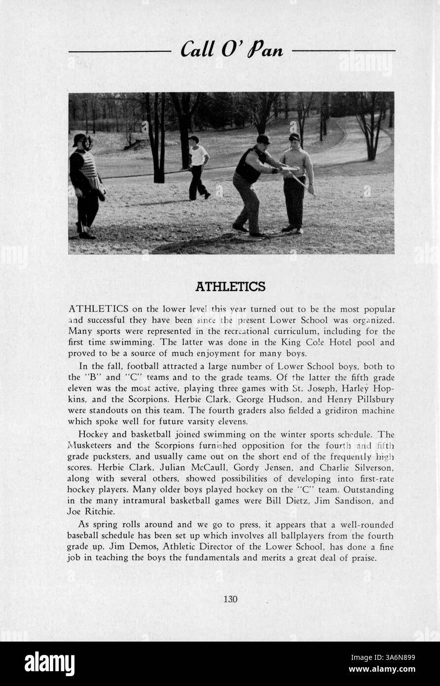 Blake School’s 1947 'Call-O'-Pan' yearbook features the highlights of ...