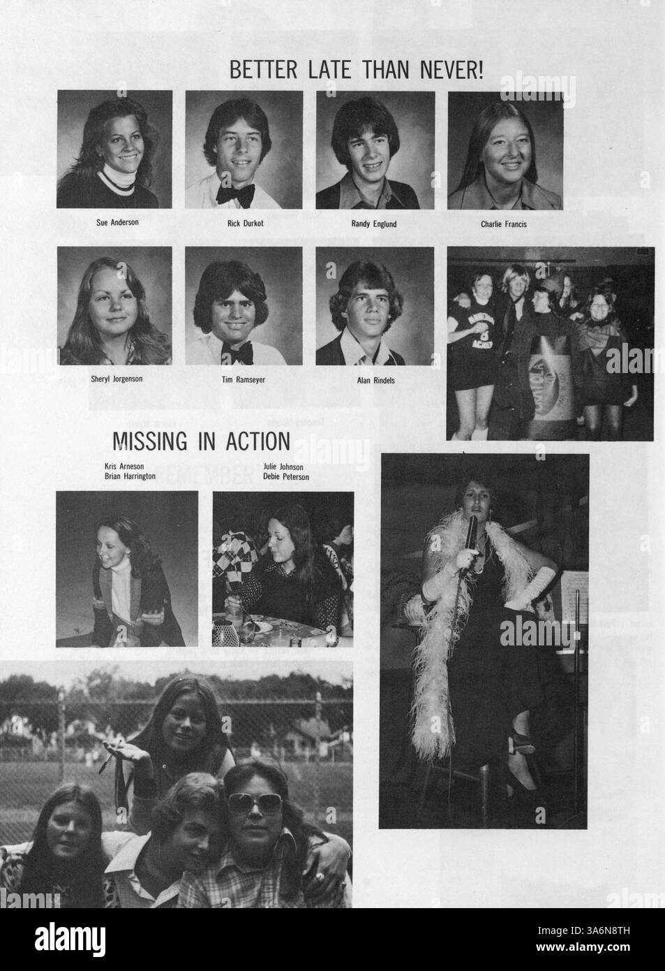 The 1976 Antler yearbook captures significant events from the 1975-1976 ...