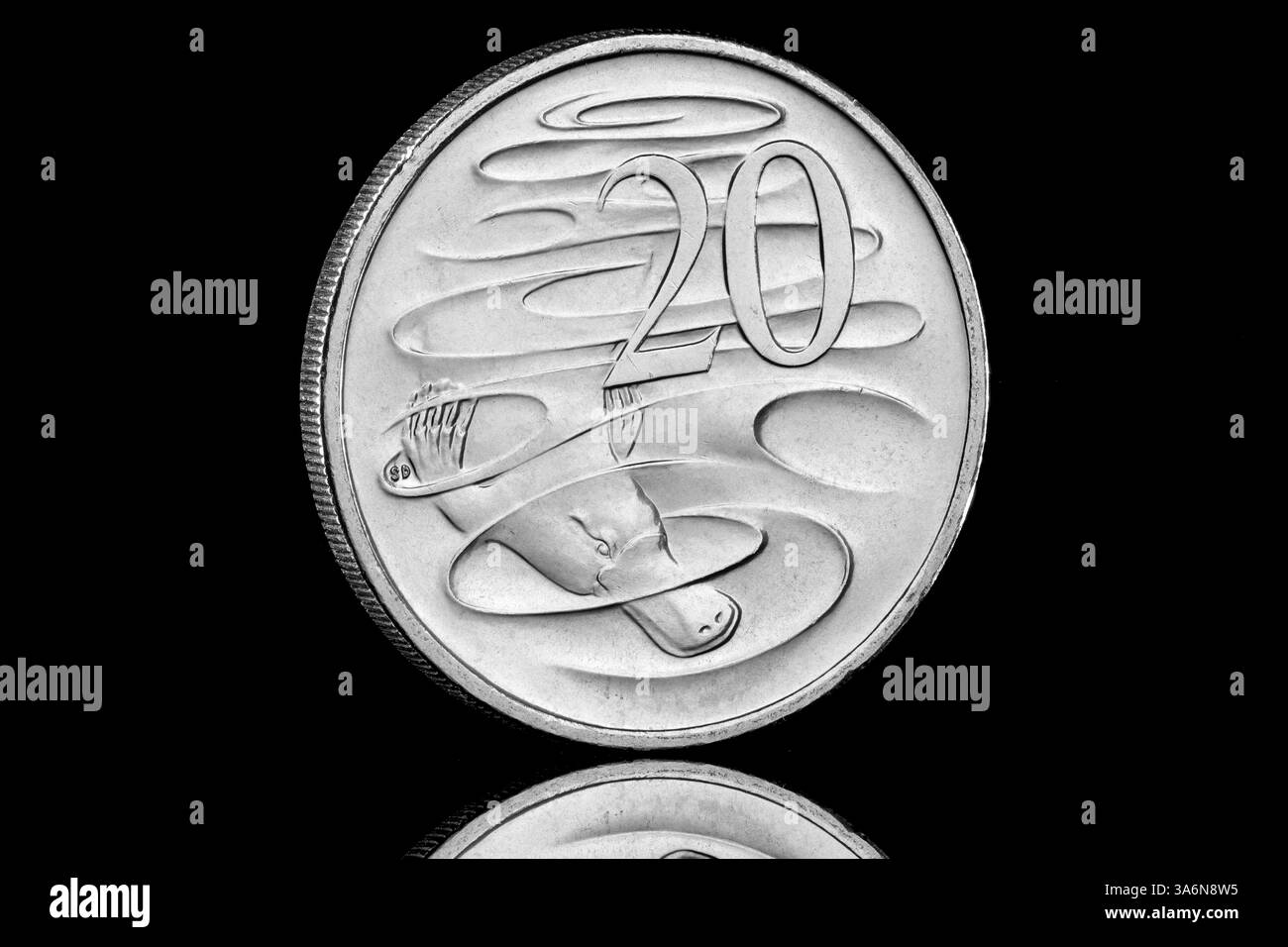 2024 Australian 20 Cents coin with a Platypus design on the reverse ...