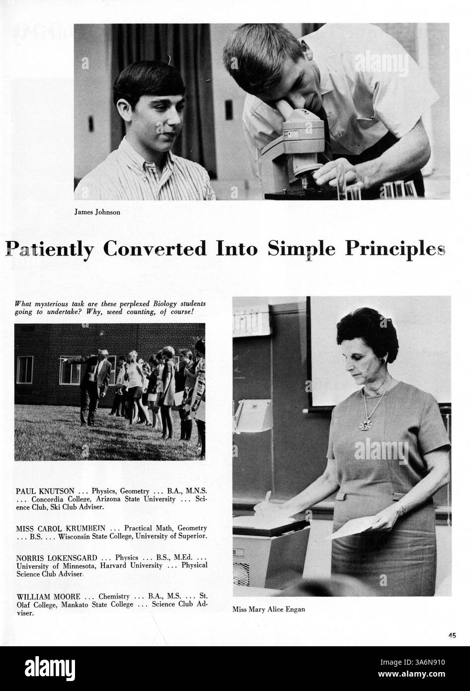 The 1969 edition of Echowan highlights the academic, social, and ...