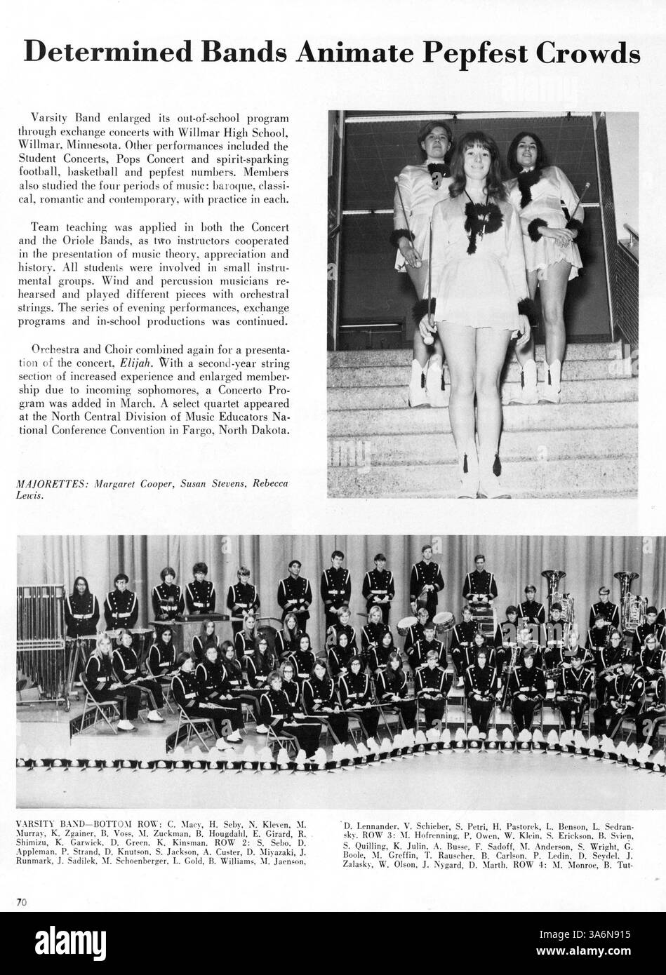 The 1969 Echowan yearbook of St. Louis Park High School highlights the ...