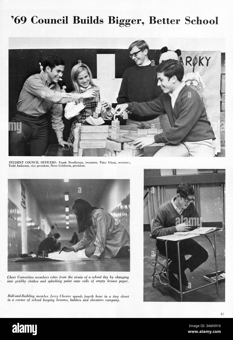 This 1969 echowan yearbook highlights the key events and student hi-res ...