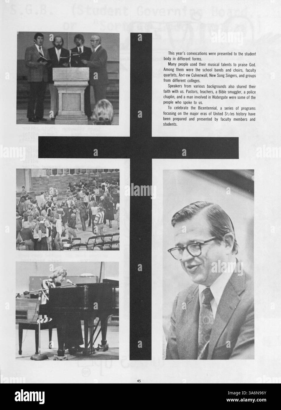 Minnehaha Academy’s 1976 Antler yearbook documents the major events ...