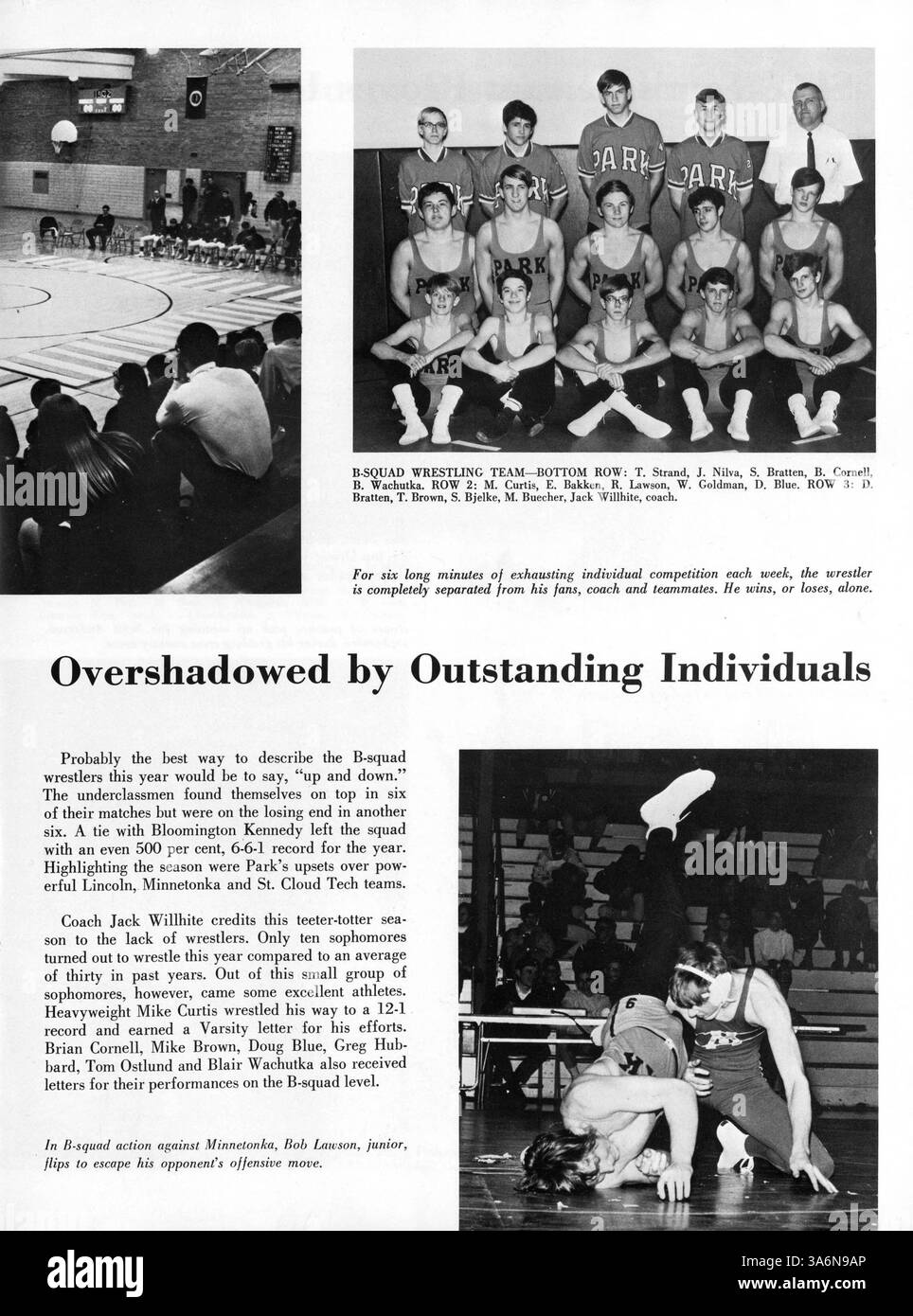 This 1969 edition of the Echowan yearbook features records of student ...