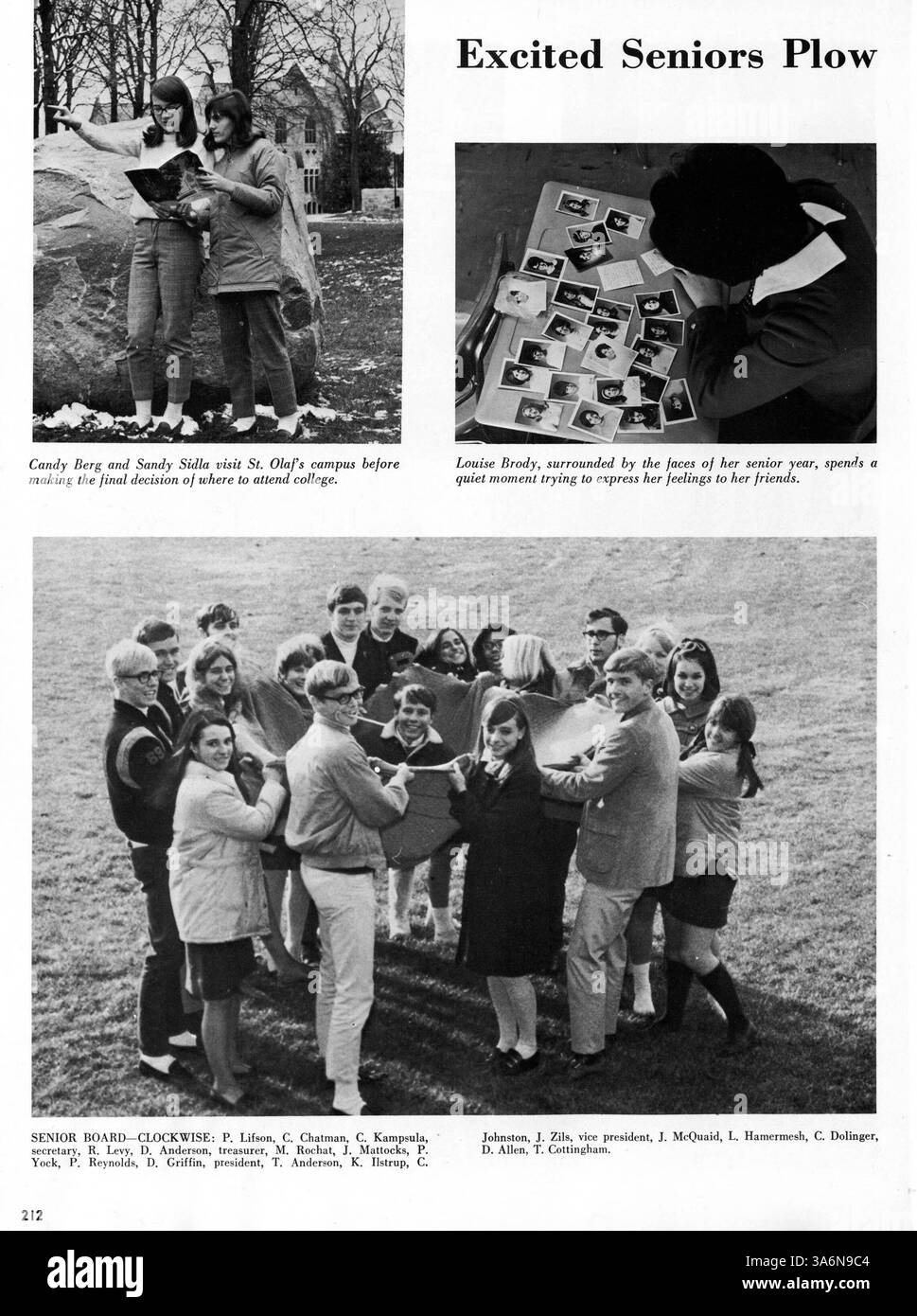 The 1969 Echowan yearbook from St. Louis Park High School captures the ...