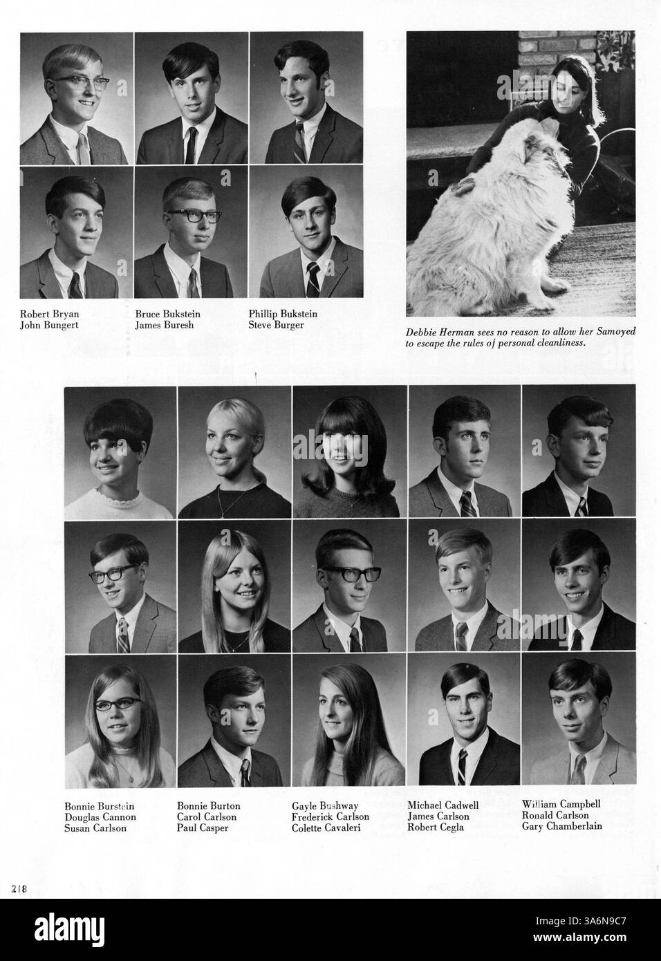 Extracurriculars during the 1968 1969 school year hi-res stock ...