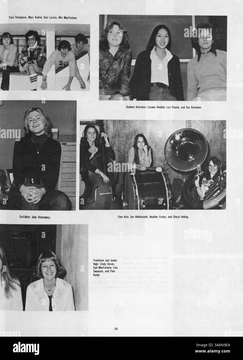 The 1976 Antler yearbook from Minnehaha Academy highlights the major ...