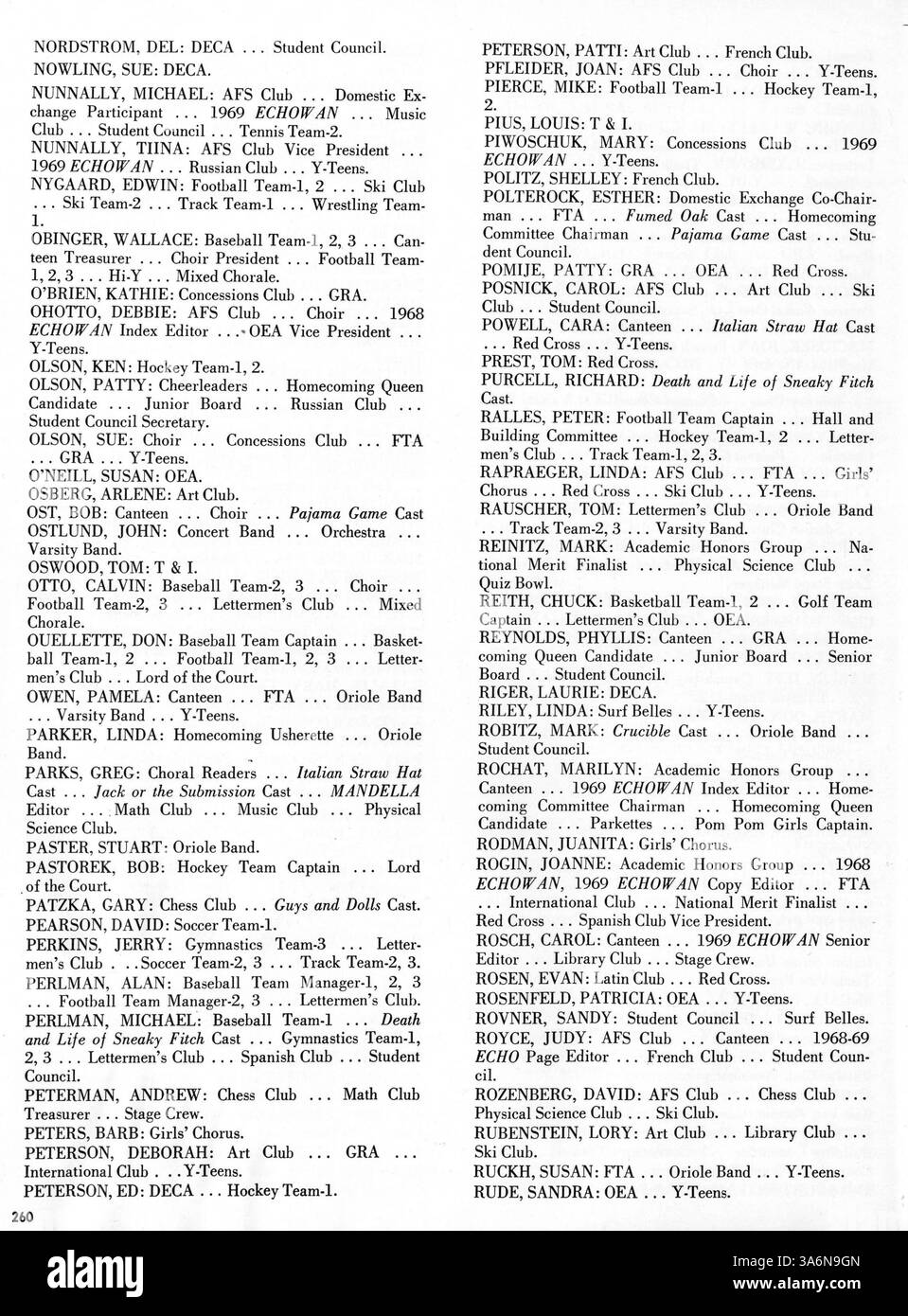 This 1969 St. Louis Park High School Yearbook highlights key events ...