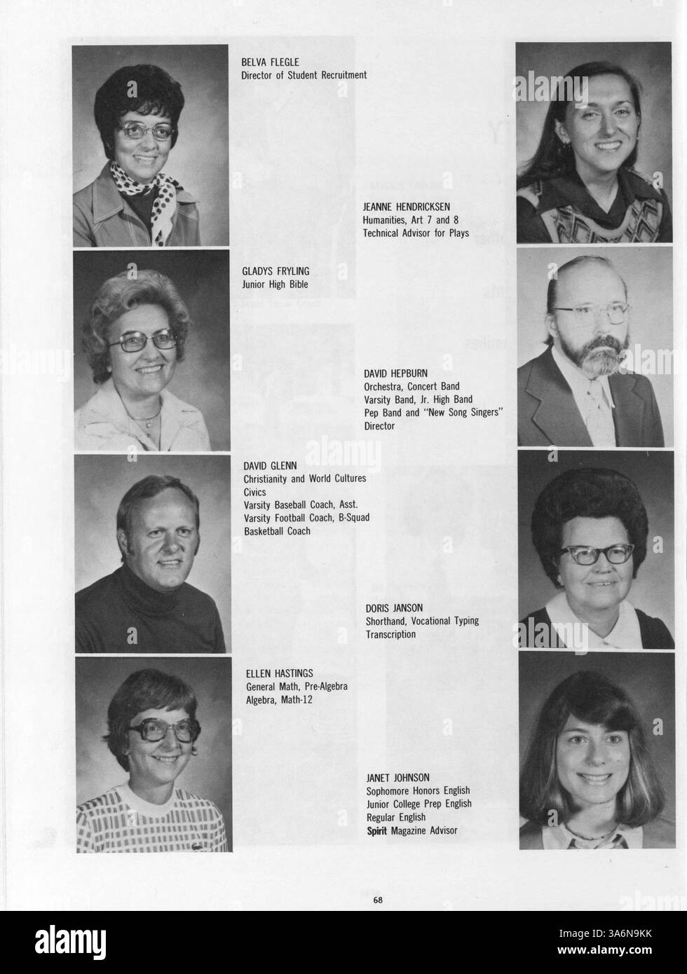 Minnehaha Academy's 1976 Antler yearbook covers major events, student ...