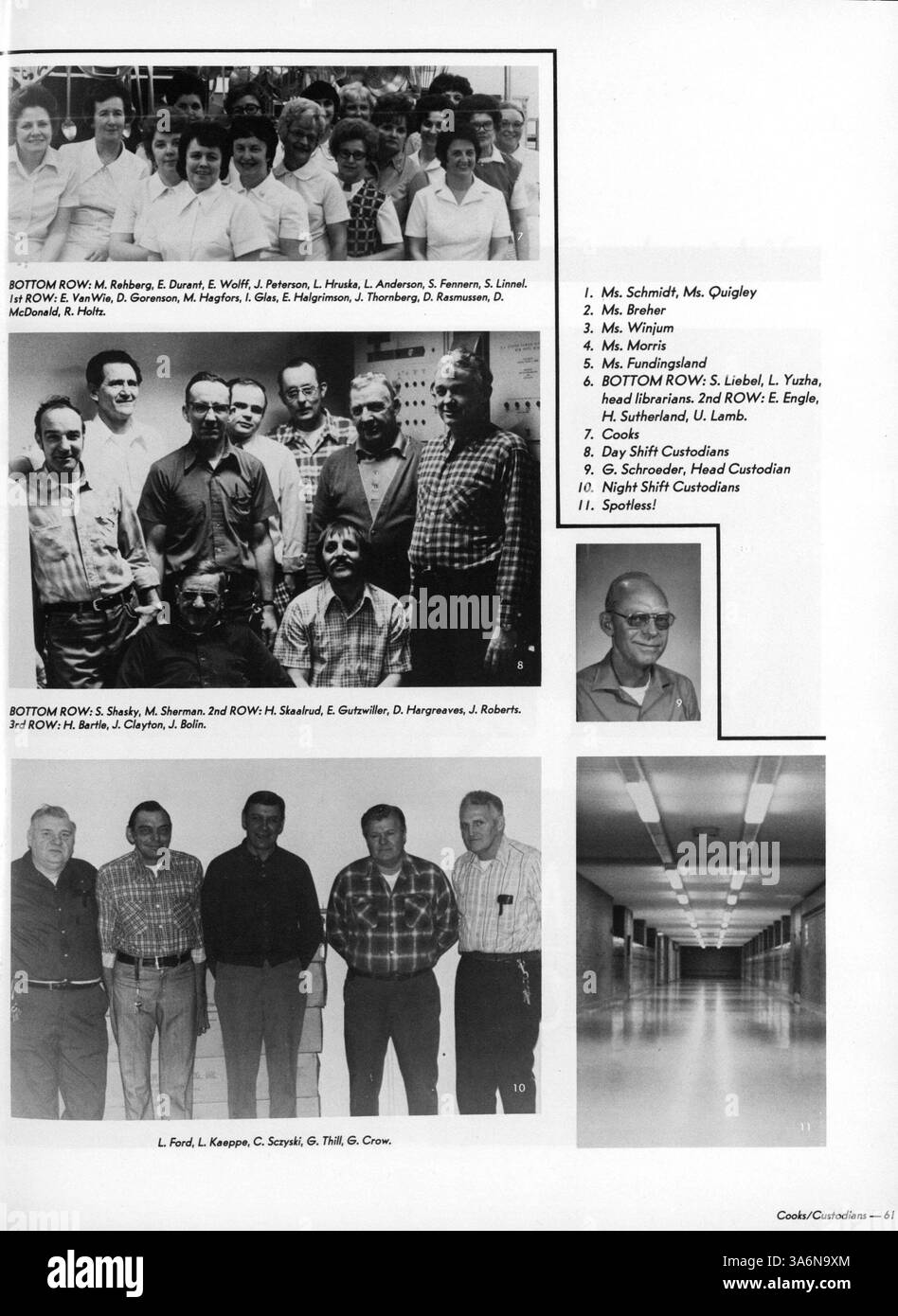 Documents major events of the 1974 1975 school year hi-res stock ...