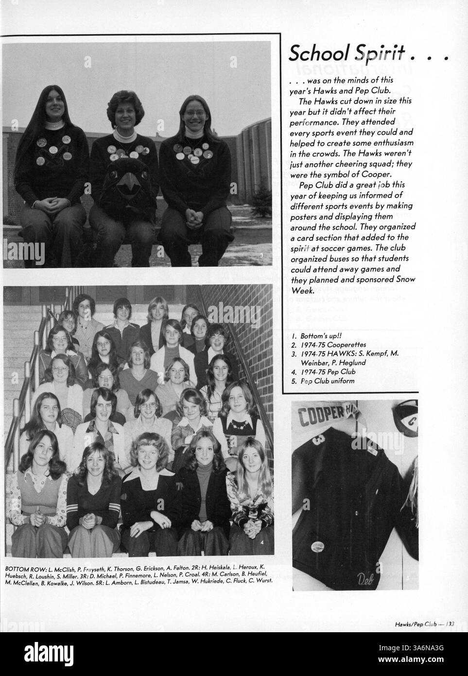 The 'Talons' yearbook from Cooper High School offers a comprehensive ...