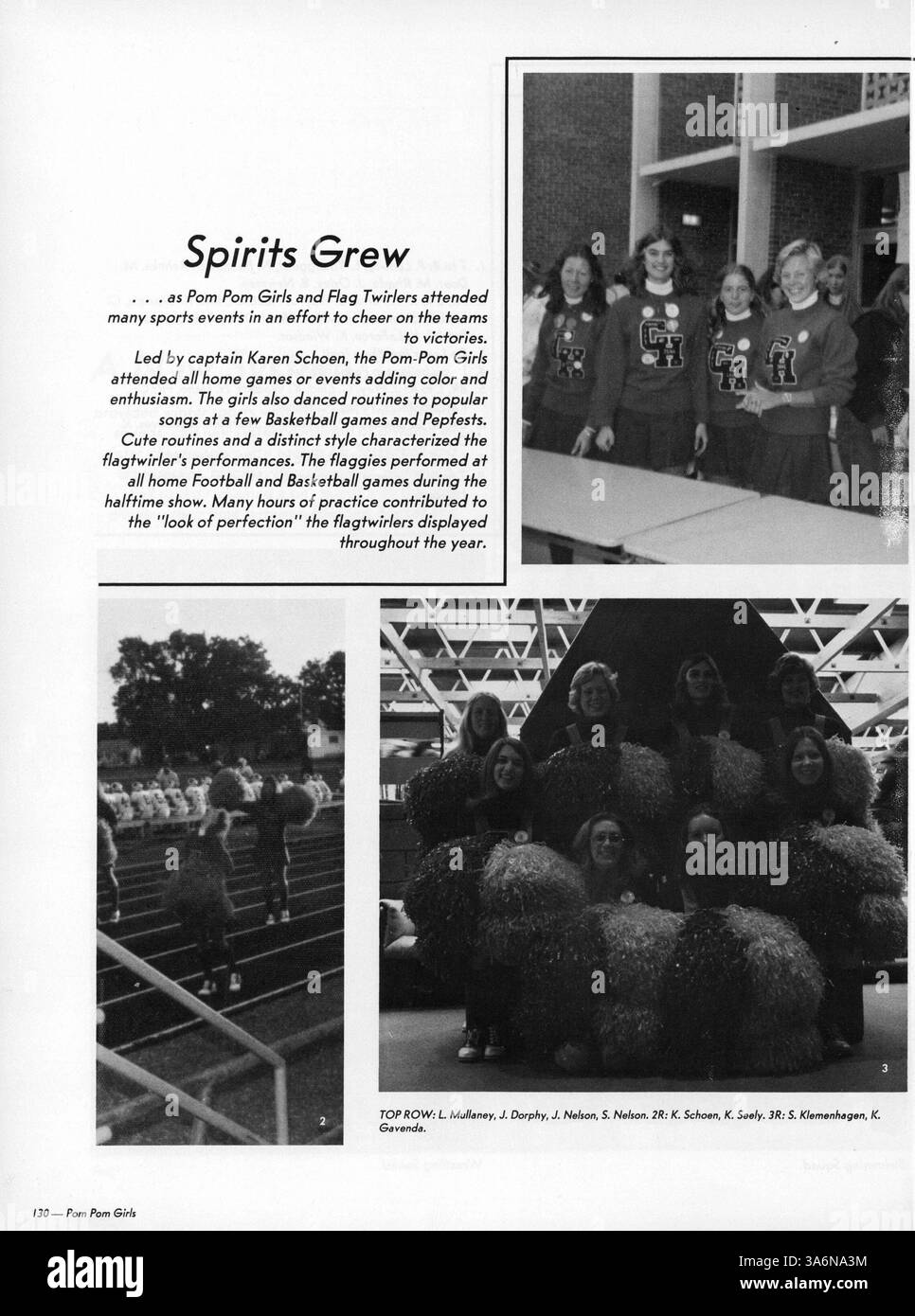 The 1975 'Talons' yearbook documents the highlights of the 1974-1975 ...