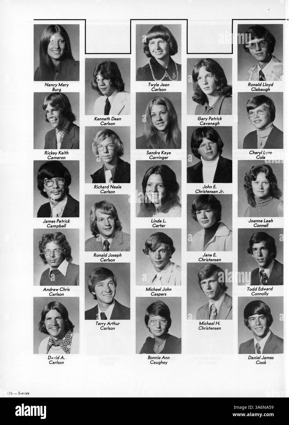 The 1975 'Talons' yearbook from Cooper High School offers a ...