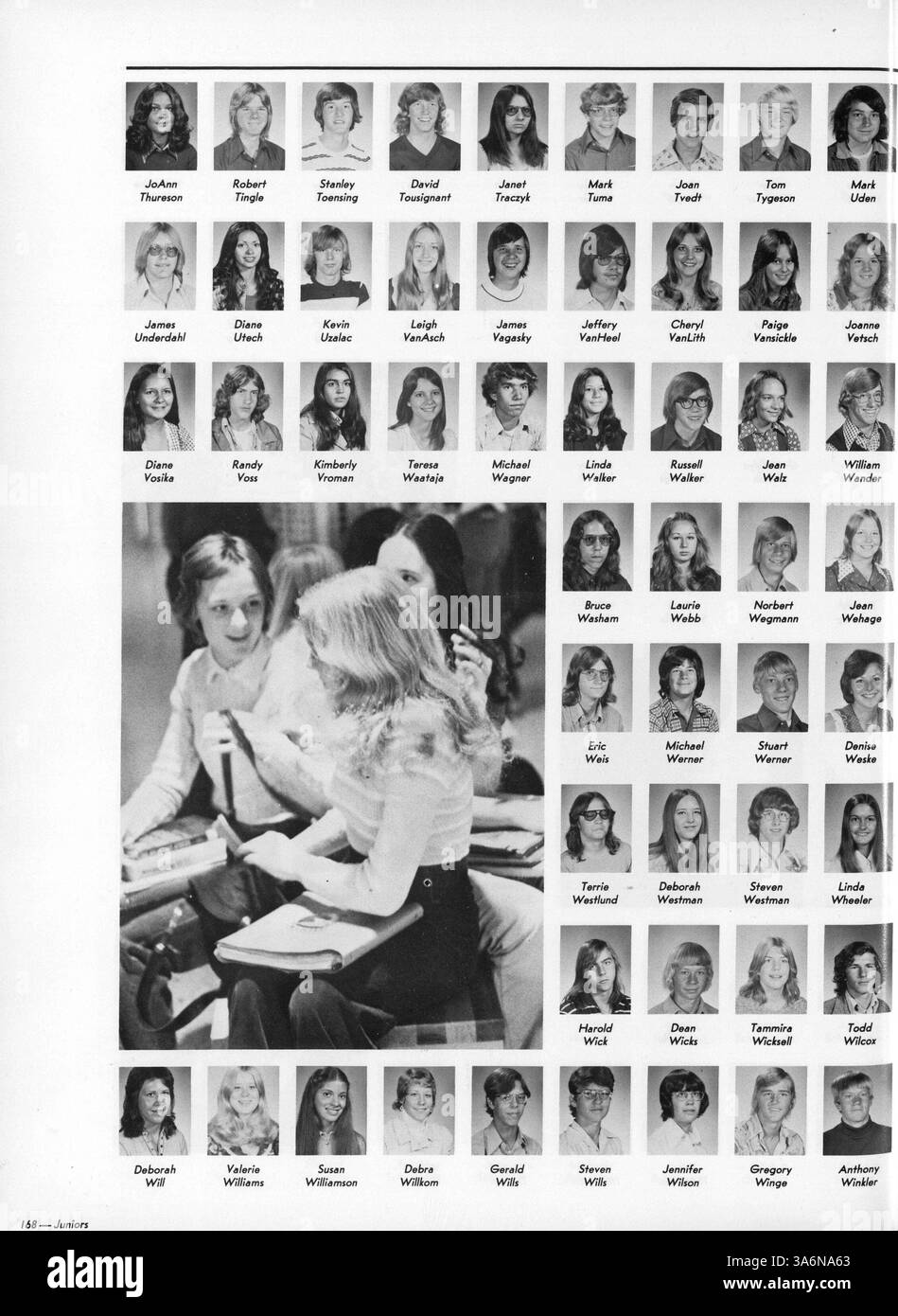 The 1975 edition of 'Talons' yearbook from Cooper High School includes ...