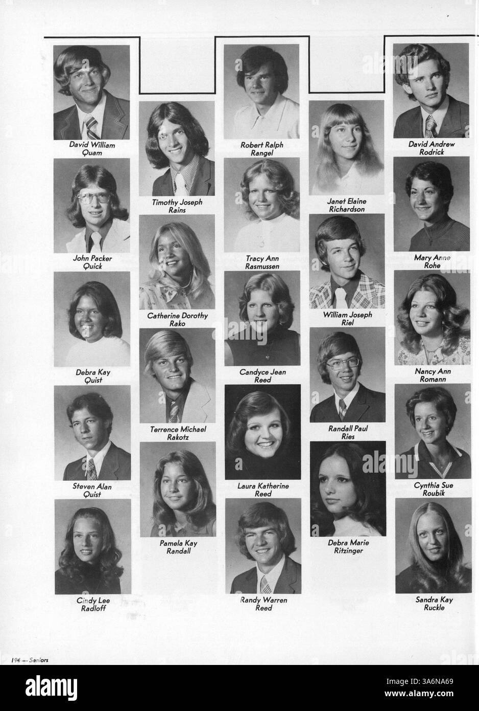 Yearbook highlights the achievements and activities at cooper high school hi-res stock ...