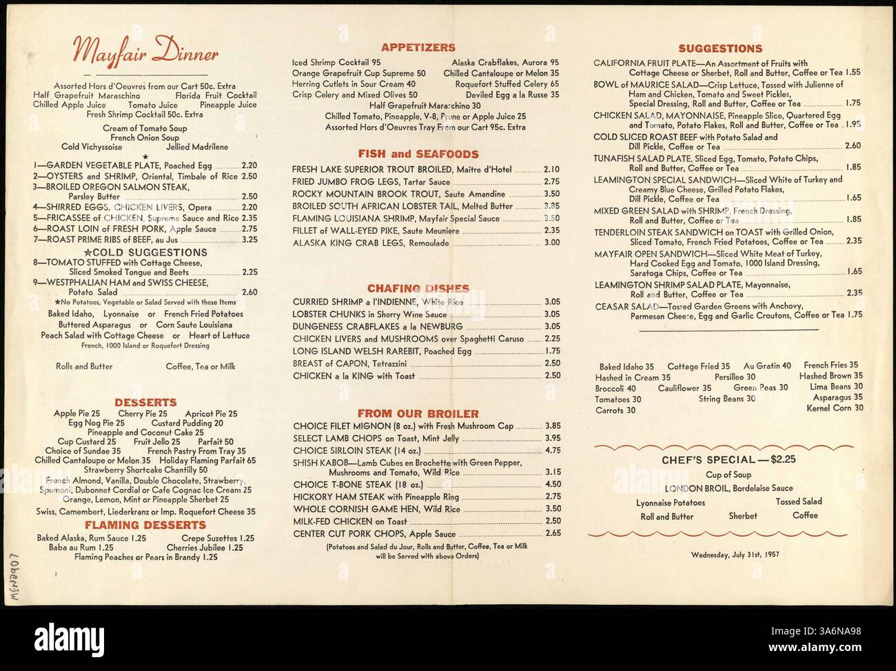 All set within a bi fold menu format hi-res stock photography and ...