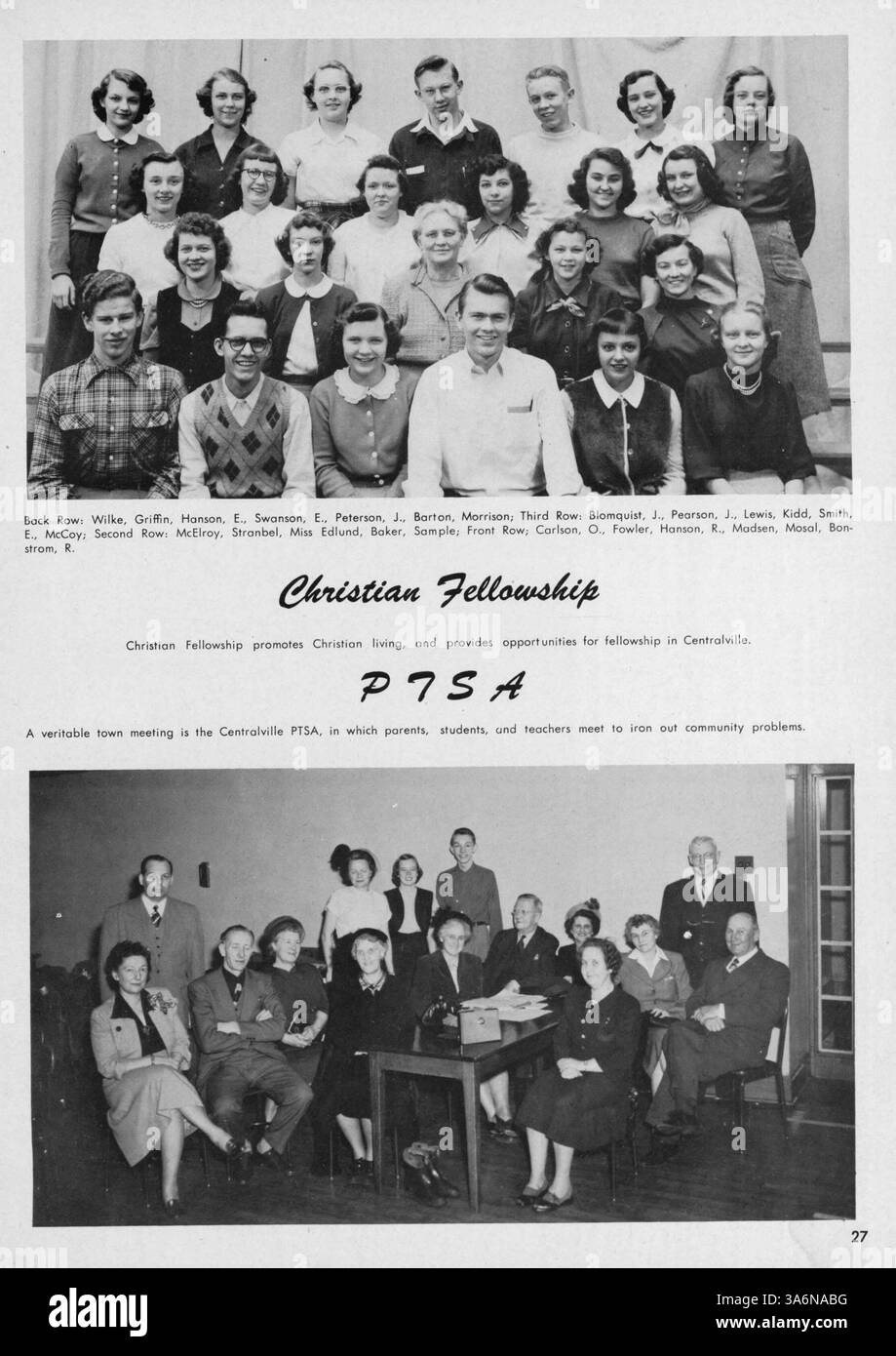 The 1950 Centralian yearbook documents the school year 1949-1950 ...
