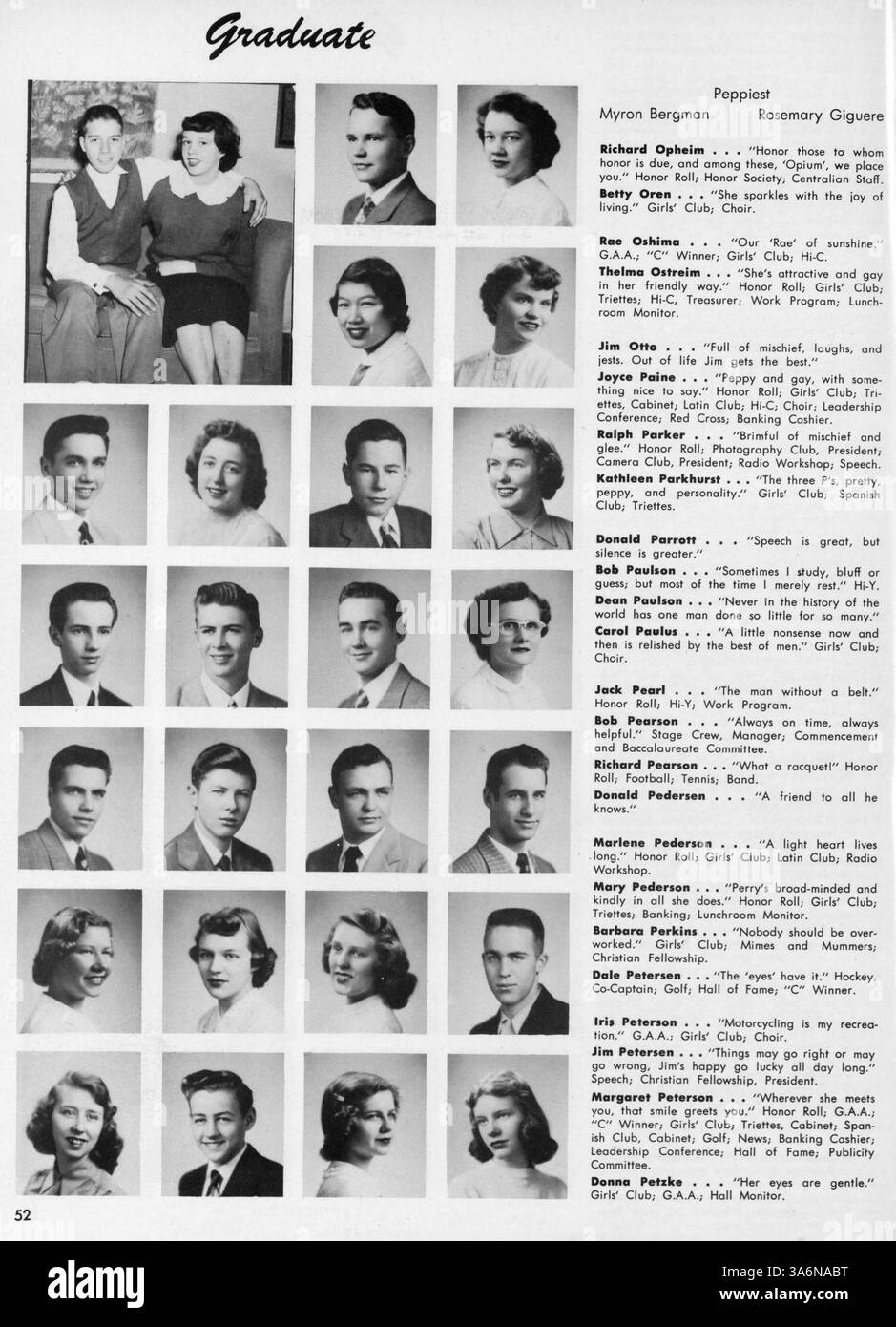 This 1950 Centralian yearbook provides a comprehensive record of Central High School's 1949-1950 ...
