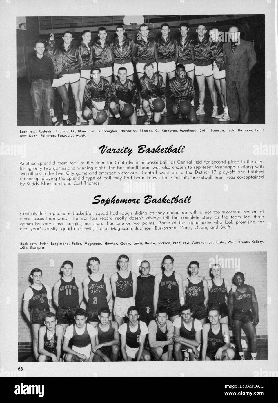 The 1950 Centralian yearbook from Central High School highlights the ...