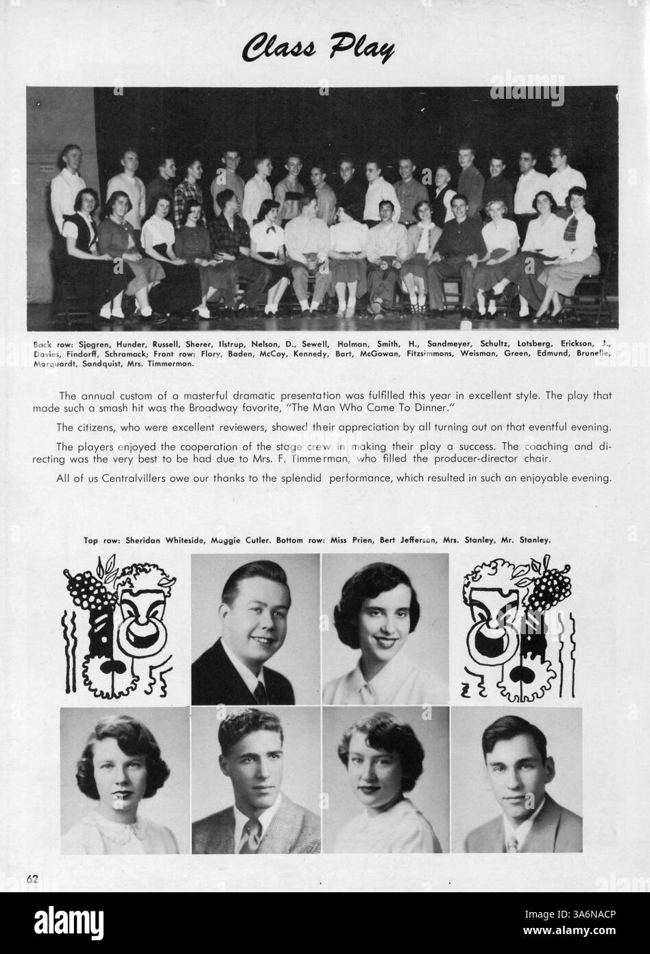 The 1950 Centralian yearbook captures the 1949-1950 academic year at Central High, with details ...
