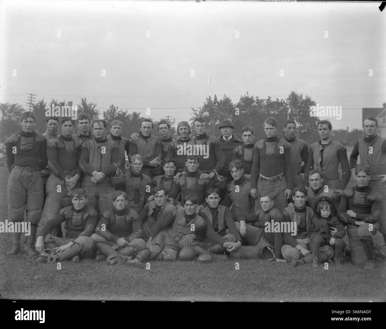 The University of Minnesota football team is shown in this image ...