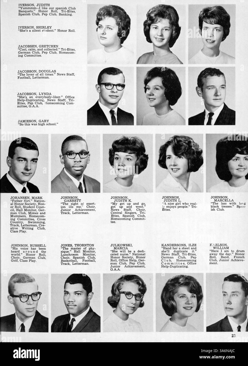 The Centralian yearbook of 1964 highlights the diverse activities at ...