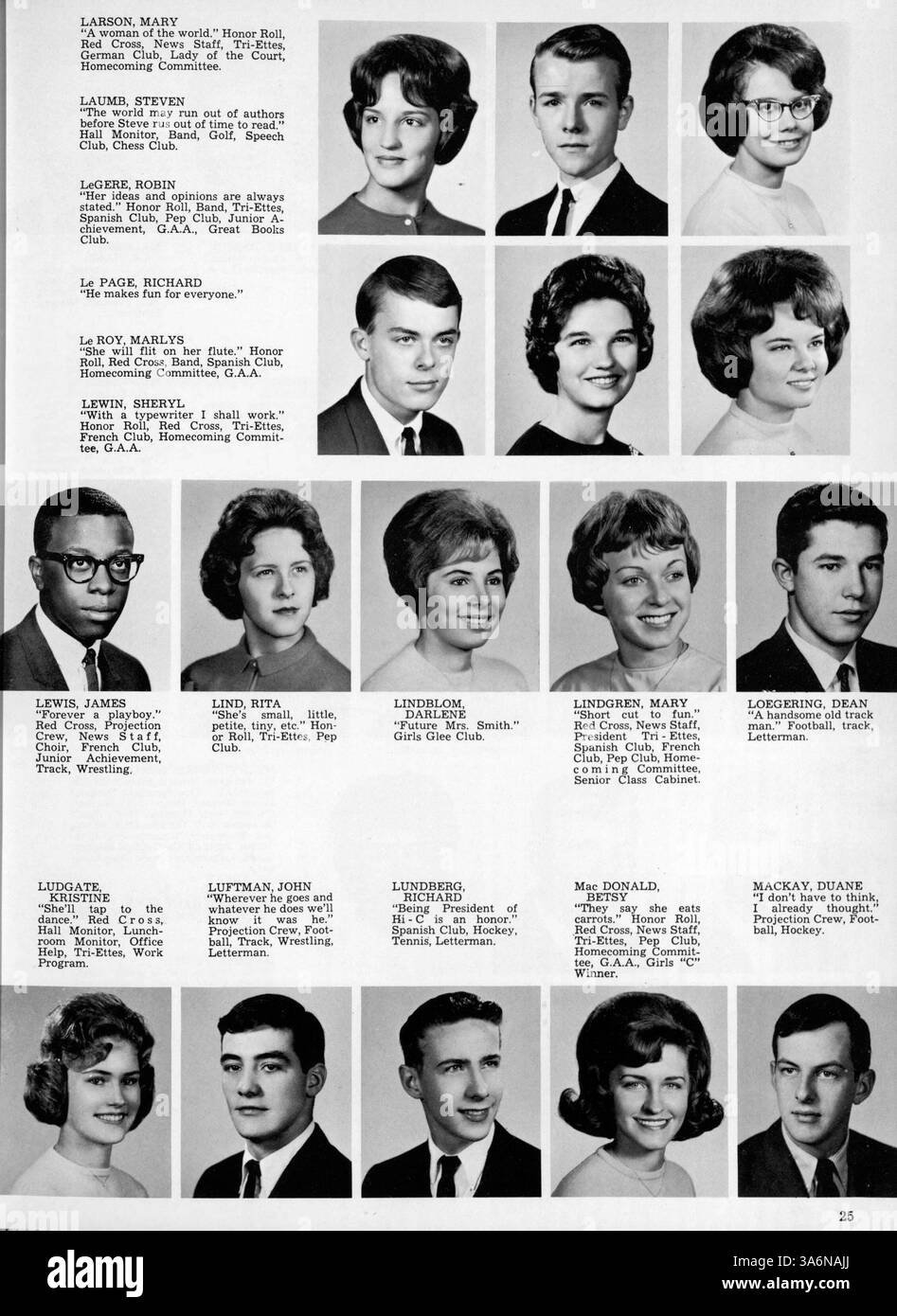The 1964 Centralian yearbook from Central High School captures the ...