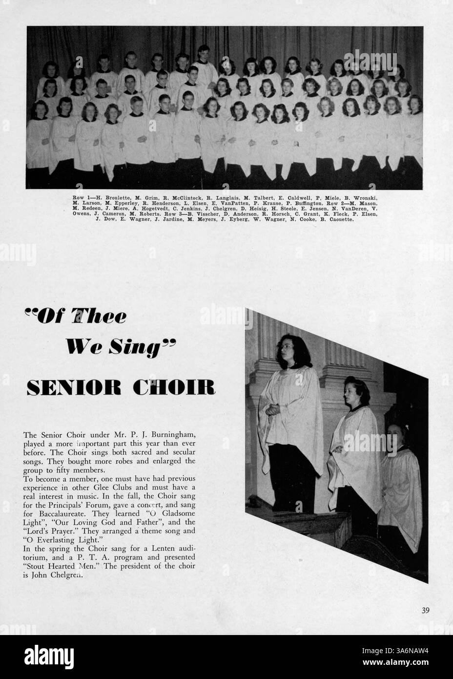 The 1942 Cardinal yearbook from Marshall High School documents the key ...