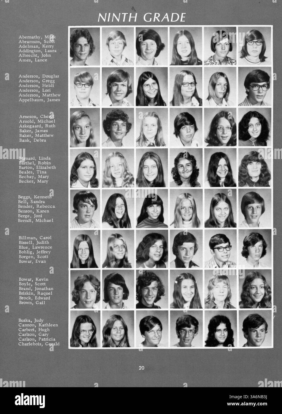 The Central Junior High Yearbook for 1973 documents student life ...